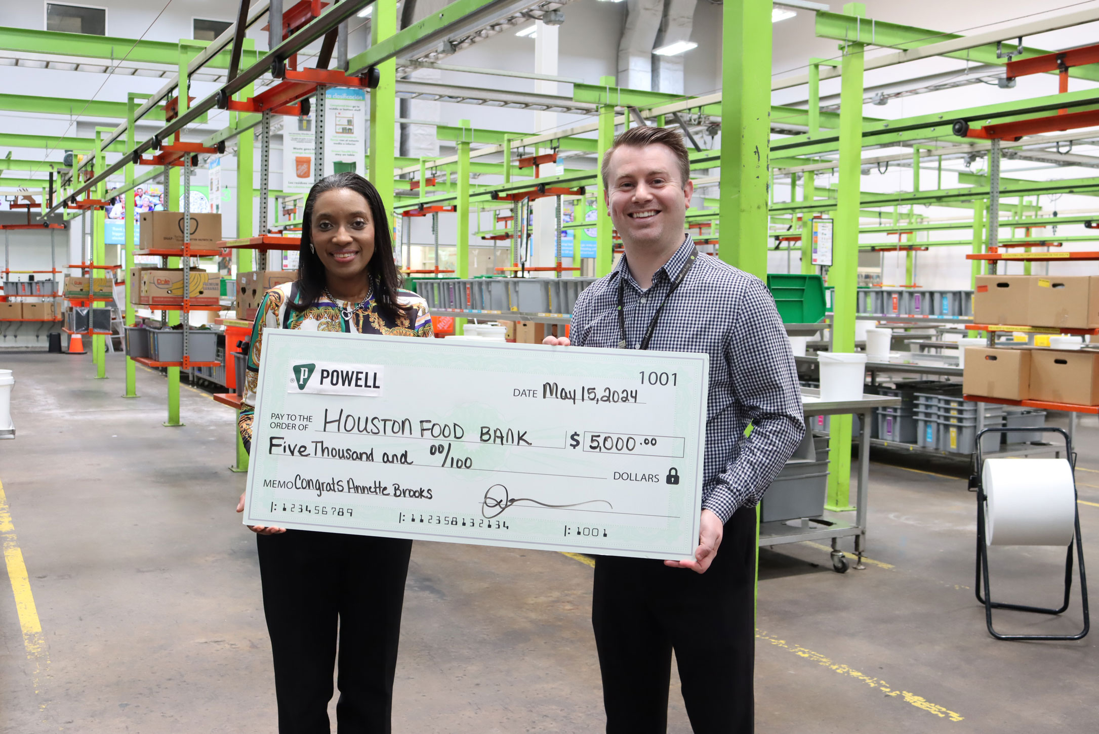 Powell Industries - Power Of One Community Service Award - Houston Food ...